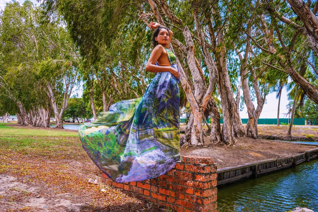 National Park Guyana Super Maxi Dress – Photo-Synthesis Designs TT